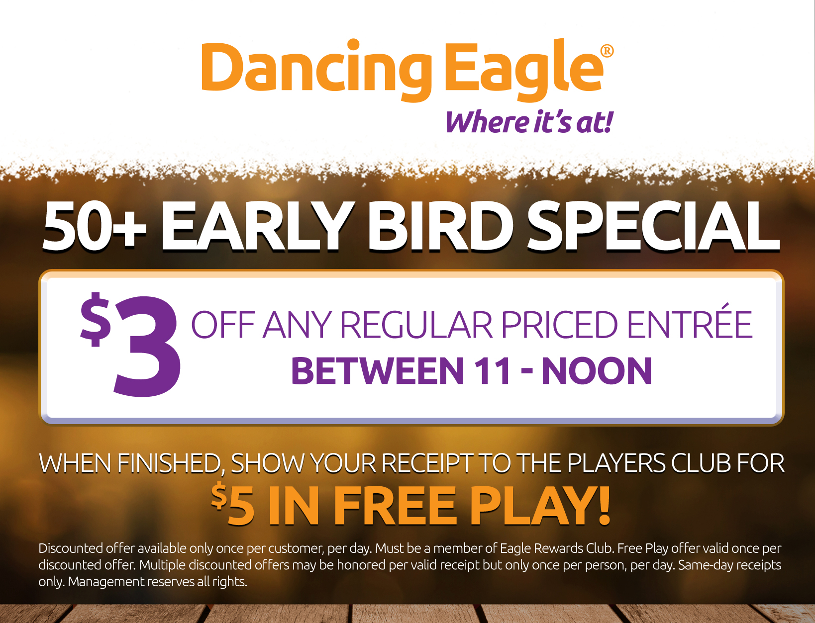 Dancing Eagle Casino | Where it's at!